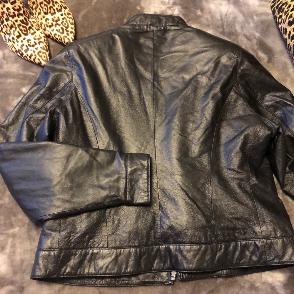 Leather World New York Leather Jacket - Gem